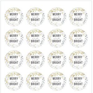 Office | Thank You Stickers Labels Christmas 6 Sticker | Poshmark